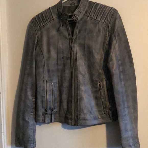 Leatherland Echtas Ledar | Jackets & Coats | Genuine Gray Leather ...